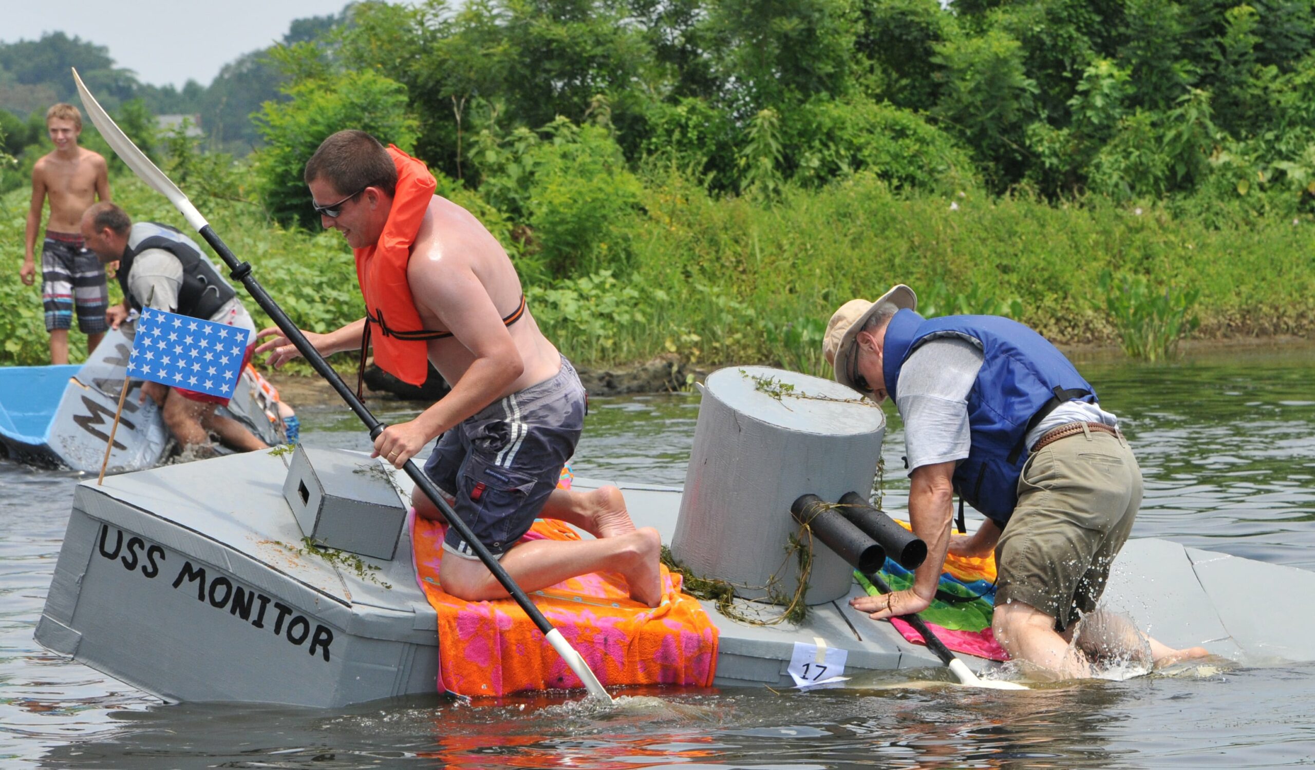 Prizes ready for most creative, best cardboard boats