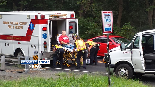1 Taken to Hospital after Pickup vs. Armored Car Crash - Potomac Local News