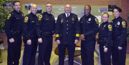 6 New Manassas Police Officers Sworn In - Potomac Local News