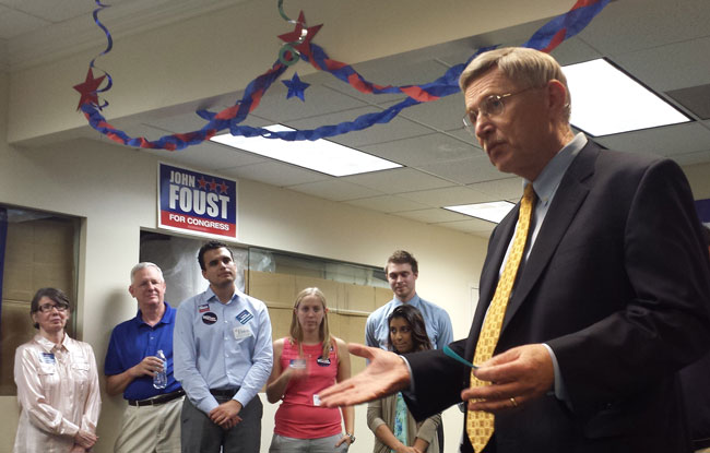 Foust Opens Manassas Office, Seeks to Replace Frank Wolf in Congress ...