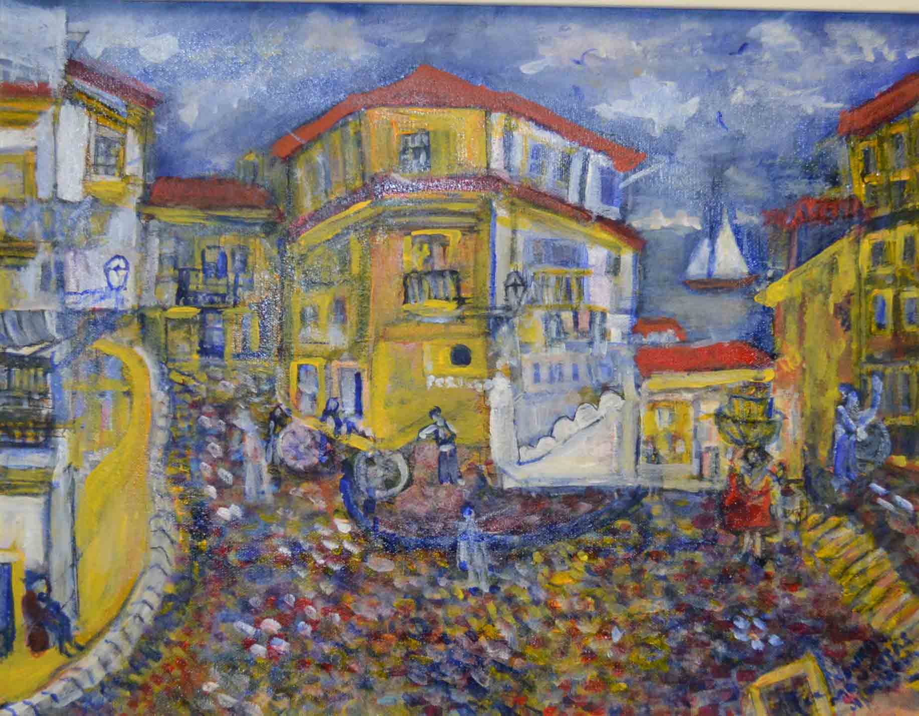 Leela Nowka paintings on display at Manassas City Hall