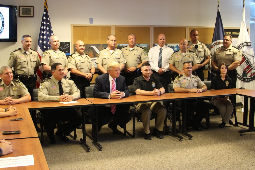 Stafford Sheriff David Decatur hosts Trump closed-door meeting