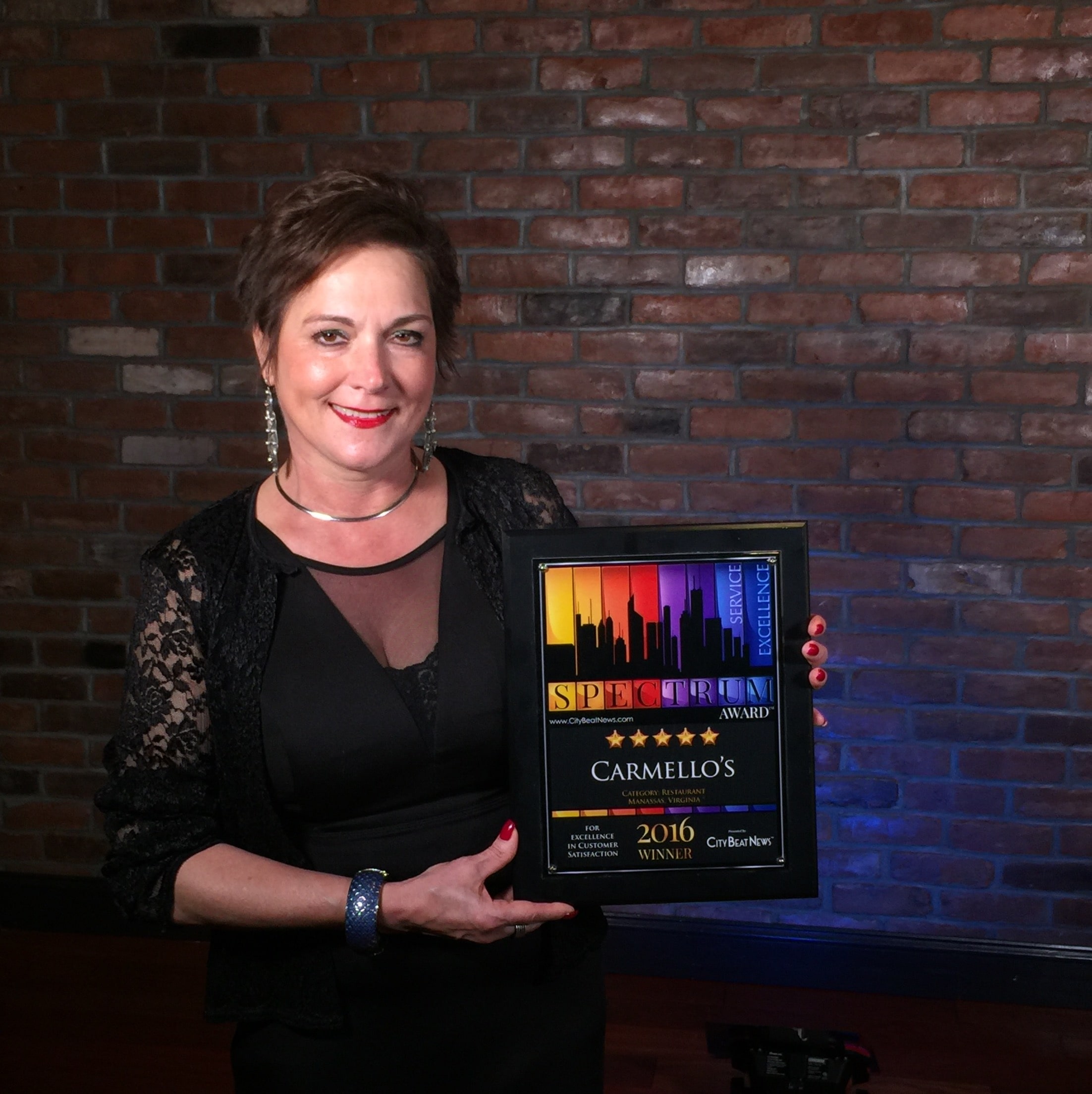 Carmello's of Manassas touts service award - Potomac Local News