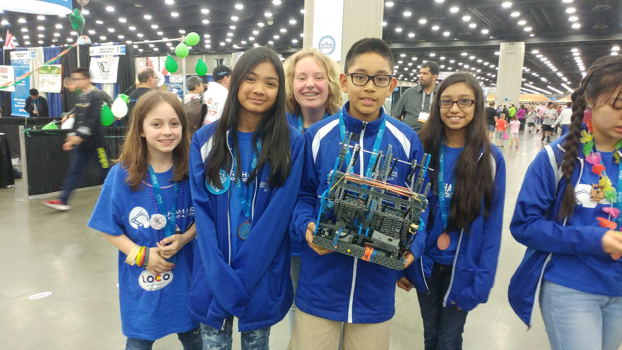Graham Park Middle School competes in robotics challenge