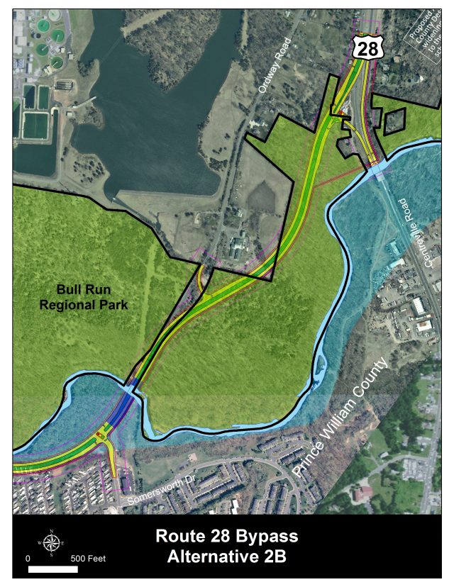 Historical, environmental concerns raised regarding Route 28 Alternative 2B