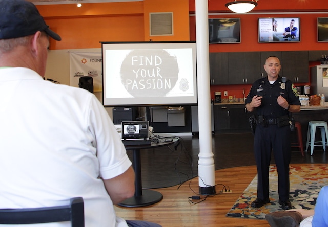 20 years on the force: Manassas police officer gives advice to students
