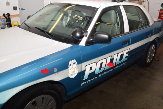 Photos show bullet holes in Prince William police cruiser