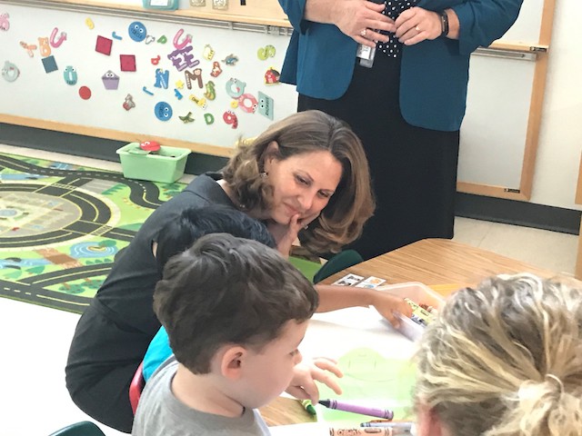 Virginia First Lady Pamela Northam visits Manassas Park