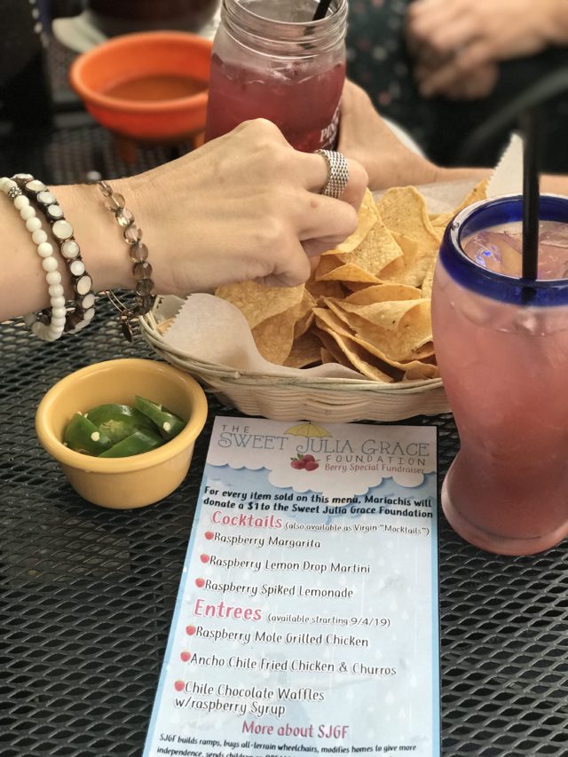 Eat at Mariachi’s Tequileria & Restaurant, support Sweet Julia Grace ...