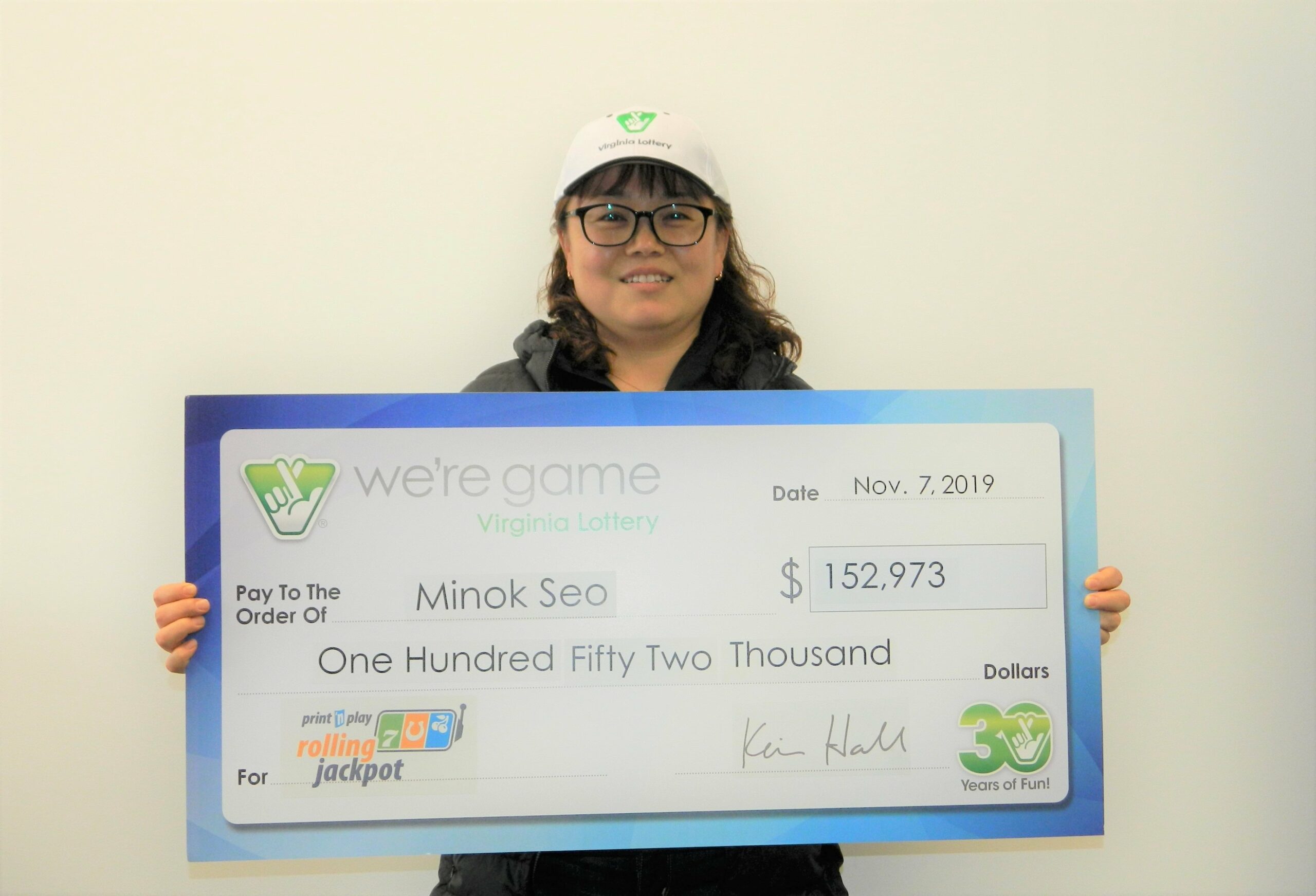 Minok Seo, of Bristow won $152,973