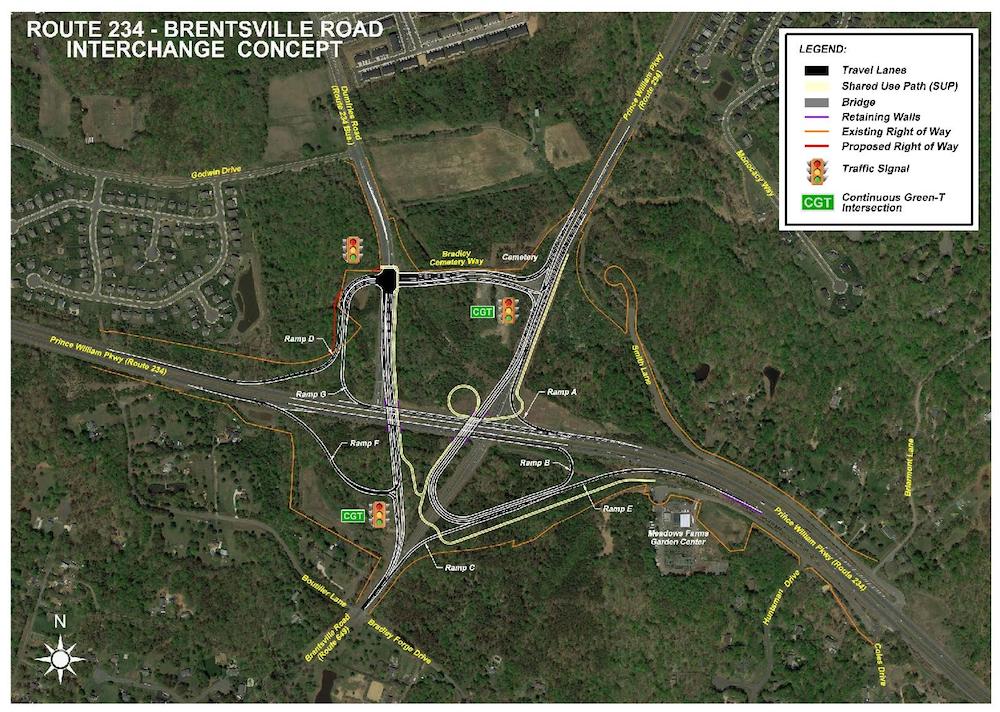 Residents get first look at plan for Brentsville/parkway interchange