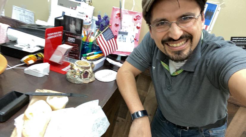 Small business owner Eric Wolpert is walking around supporting small ...