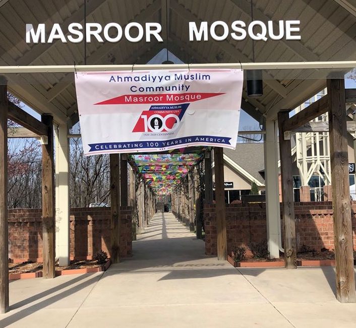 Emergency food pantry set up at Masroor Mosque