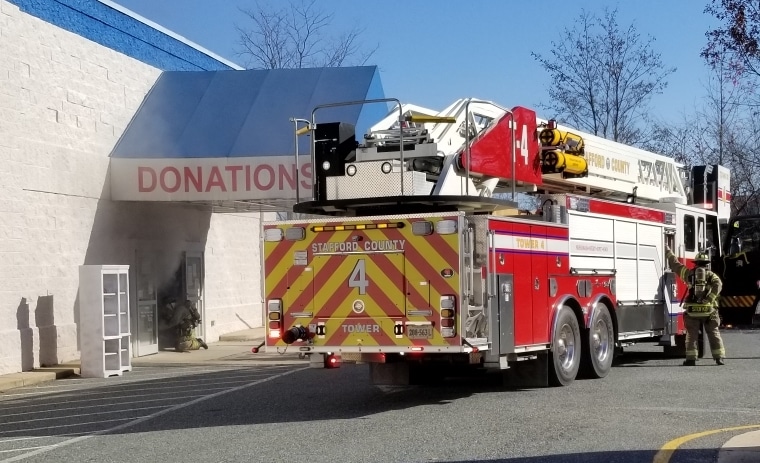 Smoke fills North Stafford Goodwill store, building evacuated