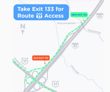 Drivers to see big changes at I-95/Route 17 near Fredericksburg in ...
