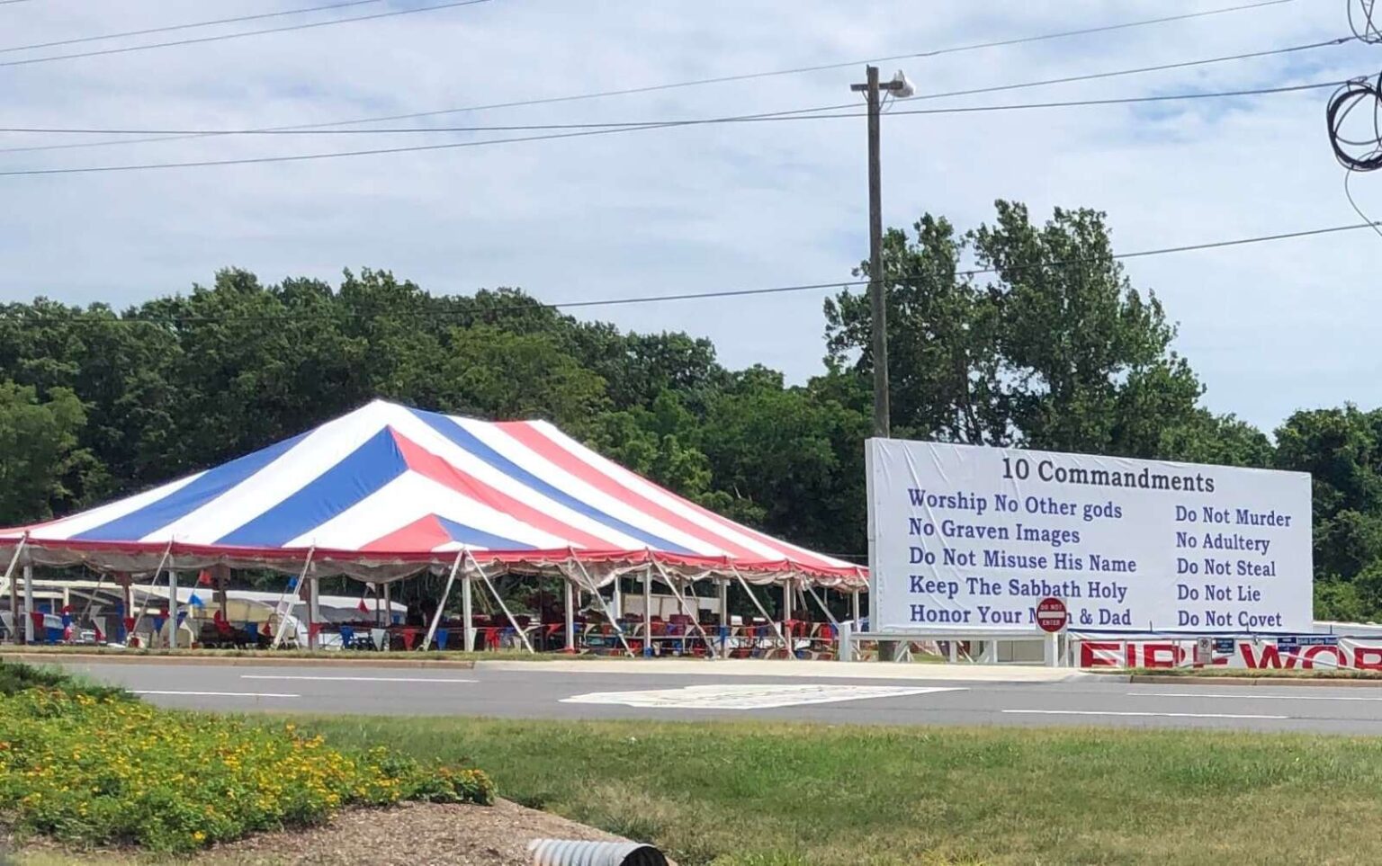 Osina demands Manassas address 10 Commandments sign