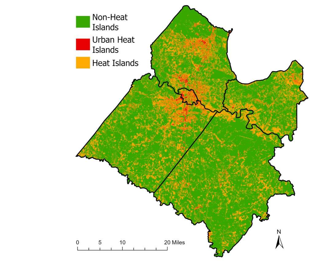 Routes 610, 17 in Stafford among area’s hottest spots, heat study reveals