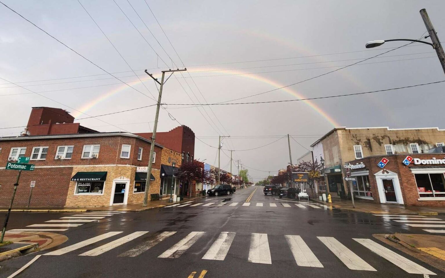 Afternoon showers bring sign of peace over Quantico