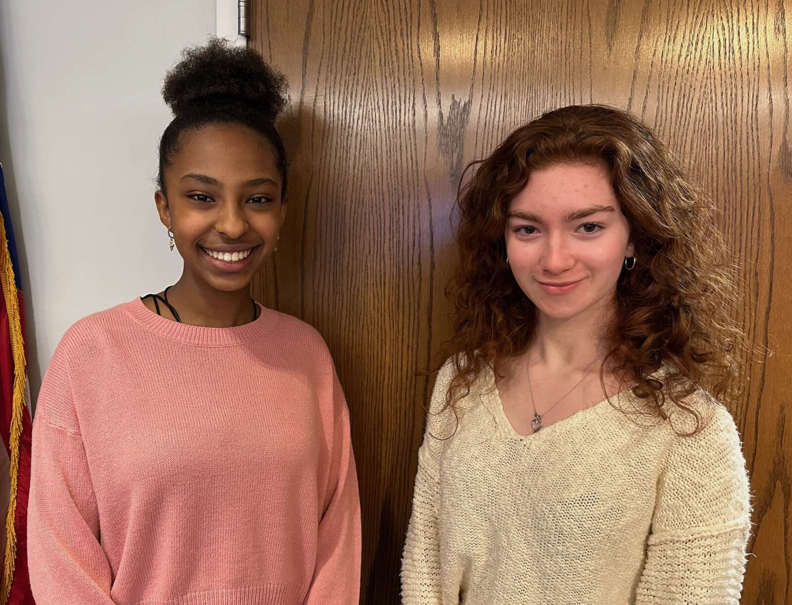 Student school board members discuss accomplishments