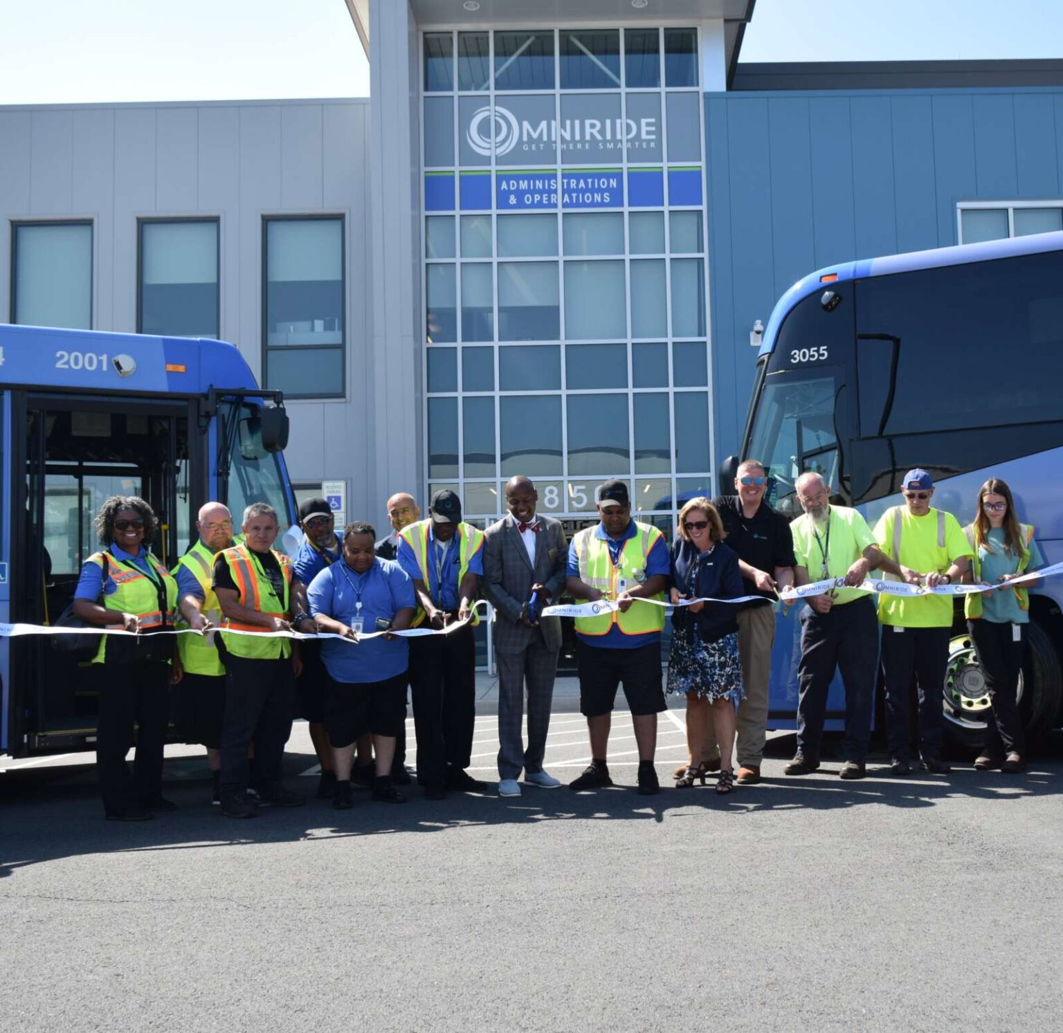 OmniRide unveils 15 new buses during Ribbon Cutting