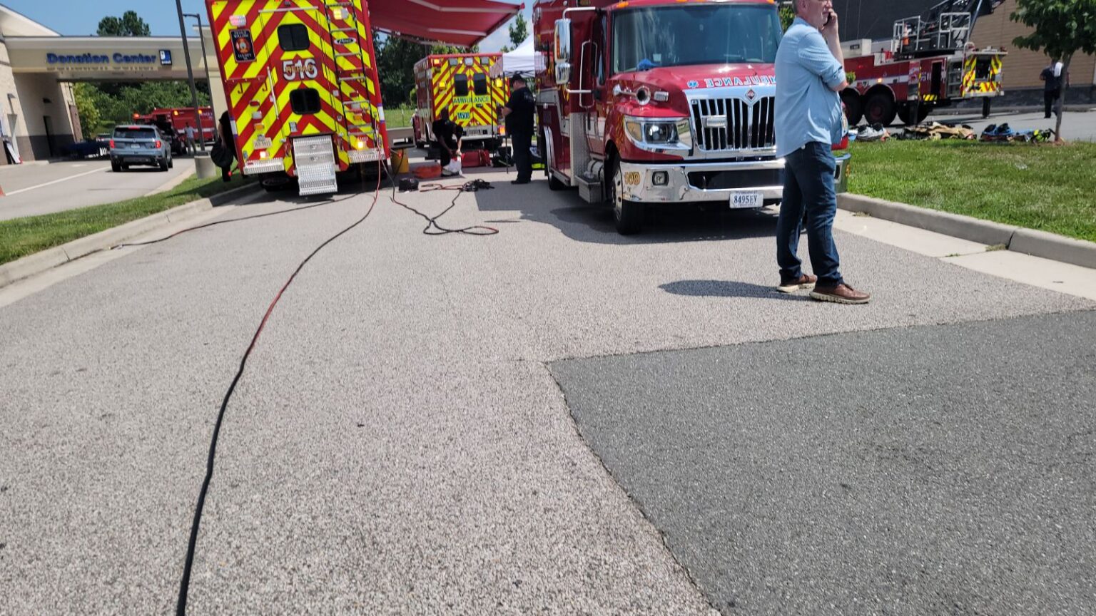 Fire Breaks Out at LIDL Grocery Store on Liberia Avenue