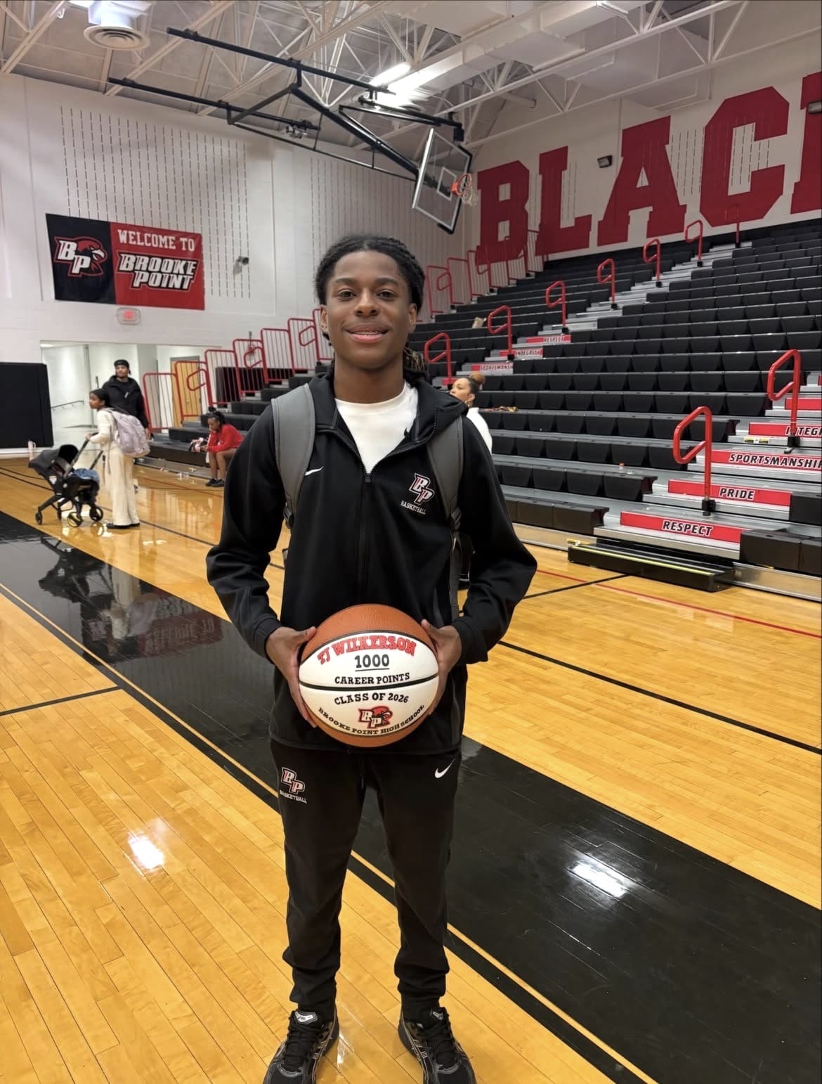 Brooke Point senior TJ Wilkerson scores 1,000th career point
