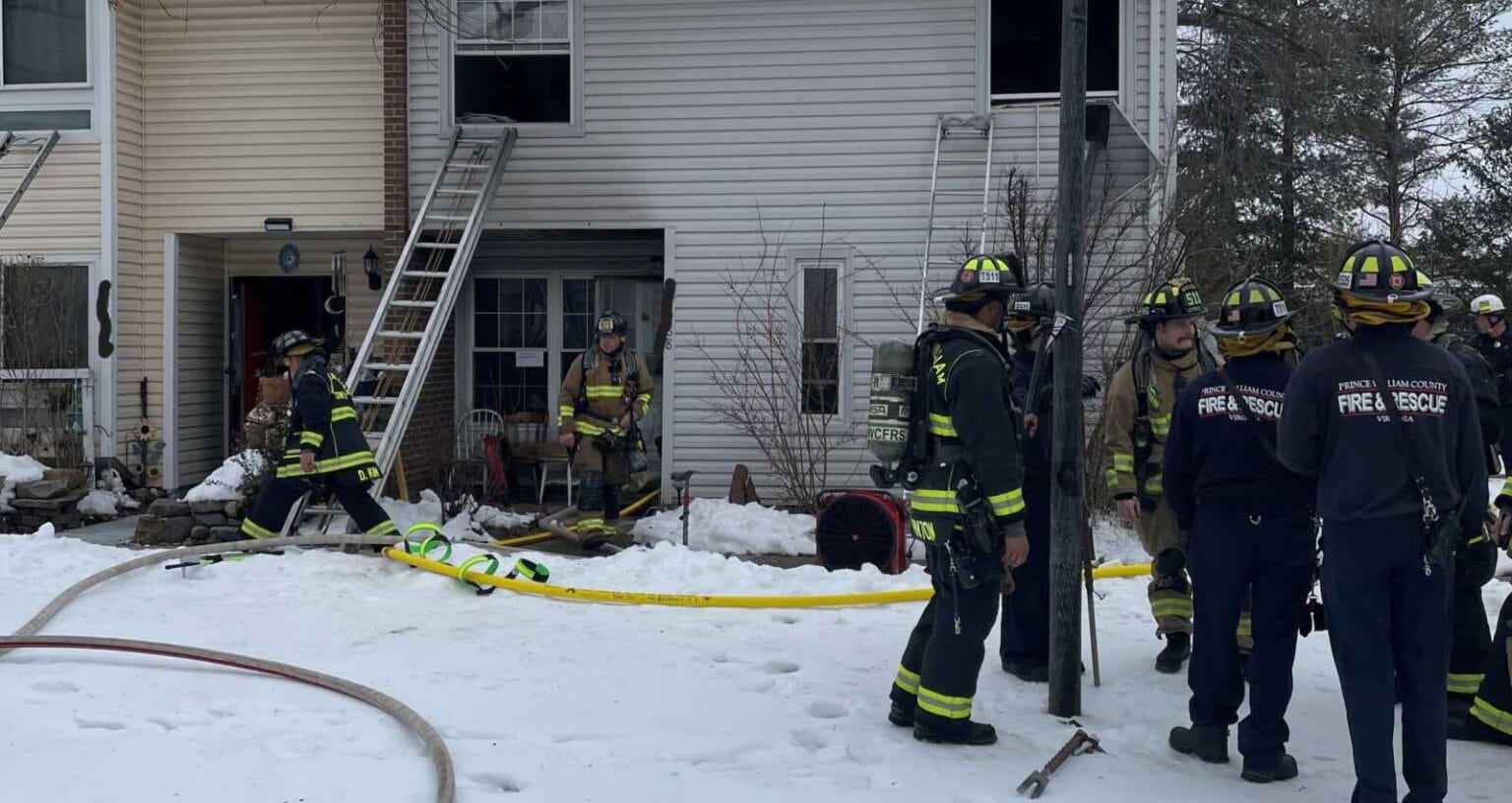 Townhouse Fire Displaces 5 near Manassas